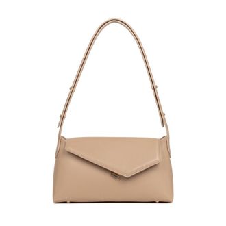 Lancaster Zo&eacute; 2.0 Umh&auml;ngetasche Dunkel Beige - - Bags - Damen - Beige - ONE SIZE