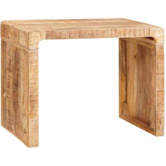 vidaXL Vidaxl - Table dappoint Marron 60 x 35 x 45 cm bois de manguier massif