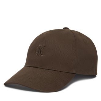 Calvin Klein Cap Calvin Klein Monogram Embroidery Baseball Cap LV04G5002G Braun