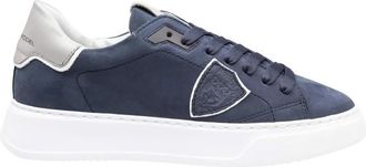 Philippe Model Low-Top Sneaker - Blue Temple Low Nubuk Sneakers - Gr. 41 (EU) - in Grau - f&uuml;r Damen