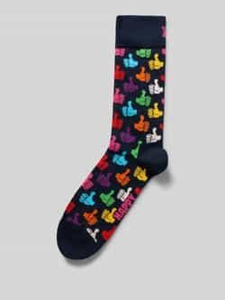 Happy Socks Socken mit Allover-Motiv-Print
