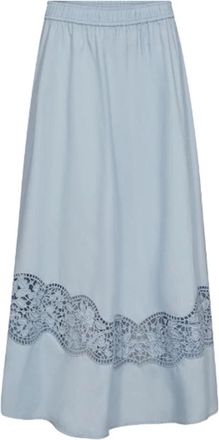 Mos Mosh MOS Mosh, Femme, Jupes, Bleu, Taille: 42 FR Maxi Skirt