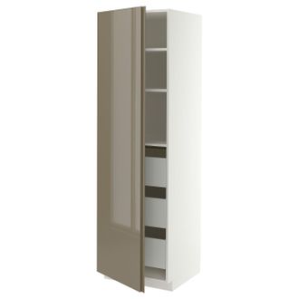 IKEA METOD / MAXIMERA Hochschrank m Schubladen