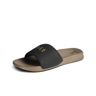 Reef Herren One Slide Schiebe-Sandalen, Schwarz/Fossil, 46 EU