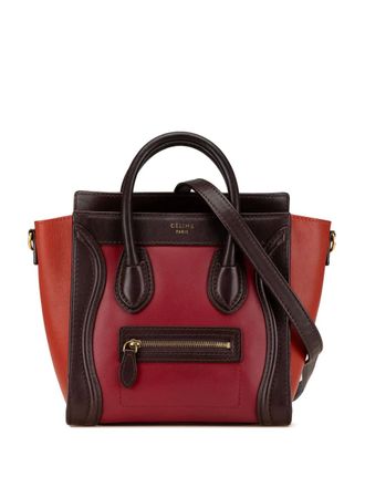 Celine 2013 nano Luggage Tote Satchel-Tasche - Rot