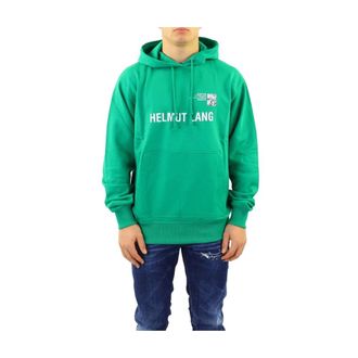 Helmut Lang Postcard Hoodie im Viena-Stil - - Sweatshirts & Hoodies - Herren - Gr&uuml;n - L