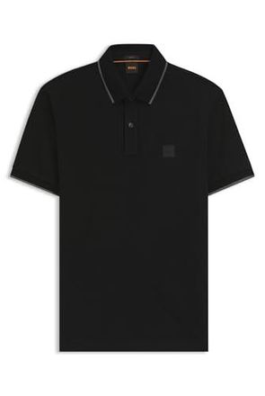 BOSS Hommes Passertip Polo Slim en piqu&eacute; de Coton Stretch