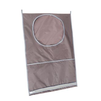 DOITOOL H&auml;ngender Aufbewahrungsbeutel aus atmungsaktivem Oxford Gewebe - platzsparend f&uuml;r Badezimmer und T&uuml;rmontage verschlei&szlig;fest mit aufrechtem Boden f&uuml;r ei