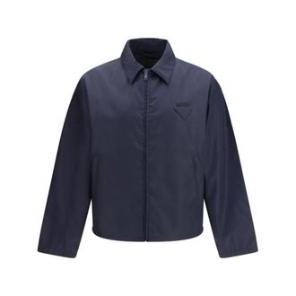 Prada Re-Nylon Jacke - - Jackets - Herren - Blau - XL