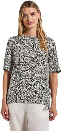 Street One A323576 T-Shirt avec Cordon de Serrage, Vert pin Grove, 42 Femmes