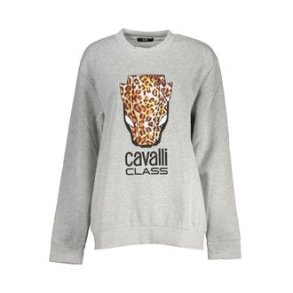 Cavalli Leopardenmuster Sweatshirt Ca28648