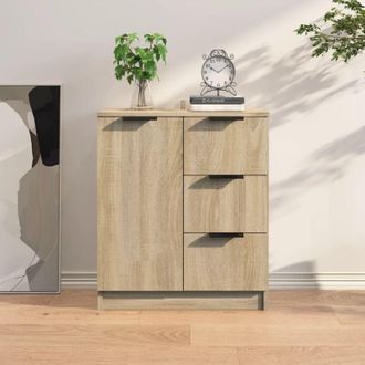 vidaXL Buffet Ch&ecirc;ne sonoma 60x30x70 cm Bois ding&eacute;nierie Vidaxl
