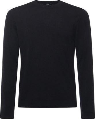 Alpha Studio Pull Col Rond - Noir