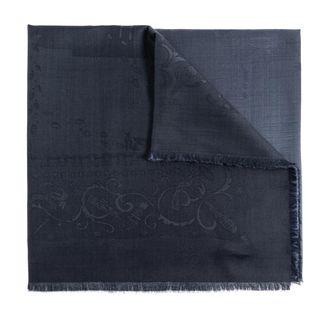 Ferragamo Palazzo Seidenschal - - Accessories - Damen - Blau - ONE SIZE