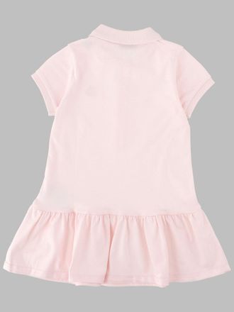 Moncler Ruffled Skirt Cotton Dress - Multicolor