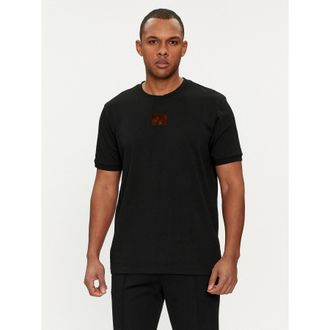 HUGO BOSS Hugo T-Shirt Diragolino_V 50501005 Schwarz Regular Fit