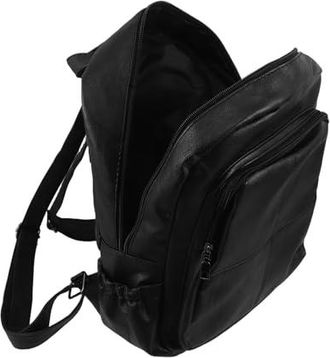 BESPORTBLE ORFOFE Sac &agrave; Dos Femme Noir Grand Volume Polyester Doux L&eacute;ger Sac &agrave; Dos Tendance Polyvalent pour Voyage Randonn&eacute;e &Eacute;cole et Loisirs Plein Air