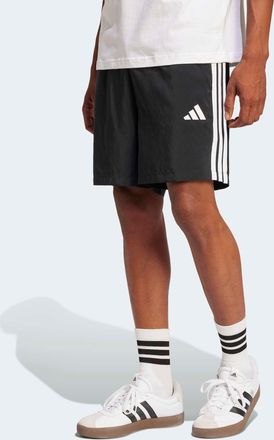 adidas Shorts ADIDAS SPORTSWEAR ESSENTIALS 3-STREIFEN CHELSEA, Herren, Gr. S, N-Gr, schwarz-wei&szlig; (schwarz, wei&szlig;, normal, gr.), Obermaterial: 100% Polyester, 