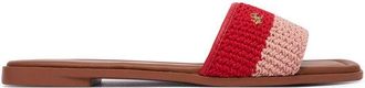 Tommy Hilfiger Pantoletten Th Flat FW0FW09513 Rot