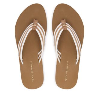 Tommy Hilfiger Zehentrenner Tommy Hilfiger FW0FW09196 Hellbeige