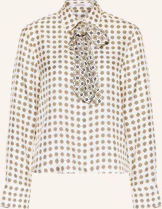 Dorothee Schumacher Dorothee Schumacher Hemdbluse Aus Seide Mit Abnehmbarer Schluppe weiss
