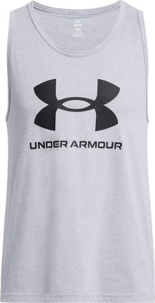 Under Armour Sportstyle Logo Tanktop grau, 5XL Herren