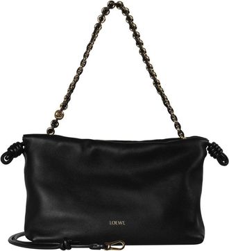 Loewe Damen Schultertasche aus Lammleder FLAMENCO PURSE