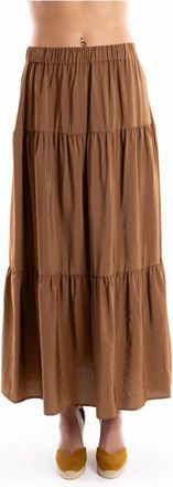 Marella Femme, Jupes, Brun, Taille: 38 FR Maxi Skirt