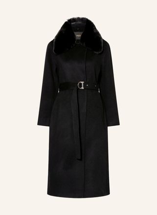 Maje Wollmantel schwarz