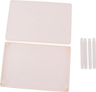 SOLUSTRE Desktop Aufbewahrungsregal Aus Dickem Pp Kunststoff Multifunktionales Organisationsregal Für Büro Und Haushalt Weiß Robust Und Langlebig