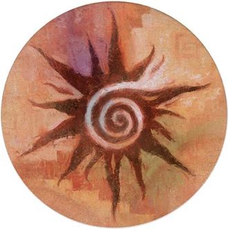 Thirstystone Spirale Sun Untersetzer, multicolor