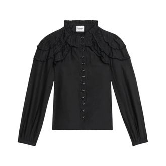 Isabel Marant Christa Bluse - - Blouses & Shirts - Damen - Schwarzk - L
