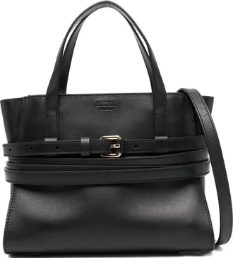 Moschino Tie Me petit sac &agrave; main en cuir