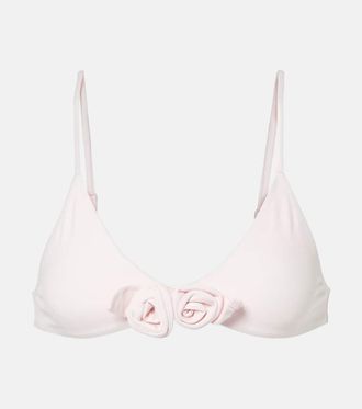 Coperni Haut de bikini à fleurs
