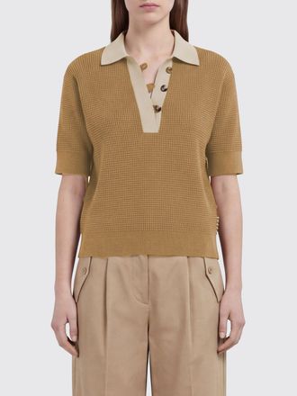 J.W.Anderson Strick-Poloshirt aus Baumwolle und Kaschmir mit Rippb&uuml;ndchen