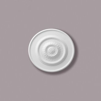 NMC Rosette R20 arstyl Noel Marquet Zierelement Zeitloses Klassisches Design wei&szlig; &oslash; 75,5 cm