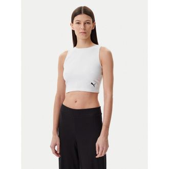 Puma Top Ess 629765 Wei&szlig; Slim Fit
