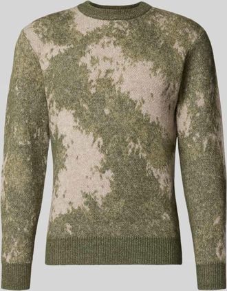 Guess Slim Fit Strickpullover mit Rundhalsausschnitt Modell NEVIL