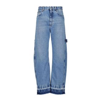 Stella McCartney Vintage Wash Denim Bananenjeans Blau - - Jeans - Damen - Blau - W29