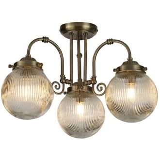 Searchlight Applique murale classique Belvue Laiton antique - 32593-3AB