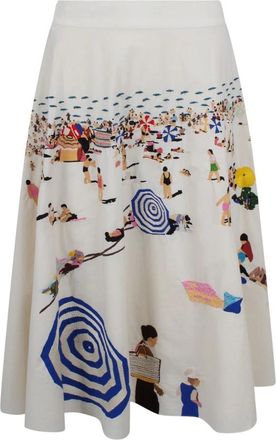 Mii Femme, Jupes, Beige, Taille: 38 FR Corfu Skirt