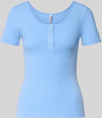 Pieces Slim Fit T-Shirt aus Bio-Baumwoll-Mix Modell KITTE