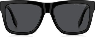 Marc Jacobs Homme, Accessoires, Noir, Taille: 56 MM Monture optique avec clip solaire