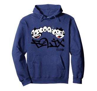 Felix The Cat Felix The Cat Eyes Pullover Hoodie