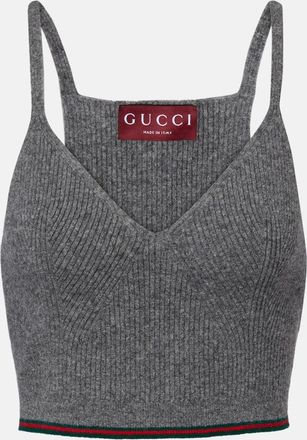 Gucci Top aus einem Wollgemisch