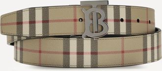 Burberry TB reversible Check Belt Male 95