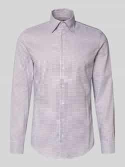 Seidensticker Slim Fit Business Hemd aus Baumwolle mit Button Down Kragen