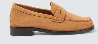 Manolo Blahnik Loafers Perry aus Veloursleder