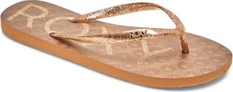 Roxy Damen Viva Sparkle Sandale, Bronze, 38 EU