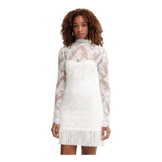 Retrof&ecirc;te Xylina Spitzen-Minikleid - - Dresses - Damen - Wei&szlig; - XS